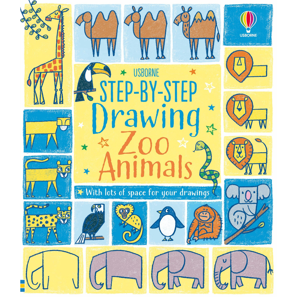 Step-by-step Drawing Zoo Animals Complete beginners can learn how to ...
