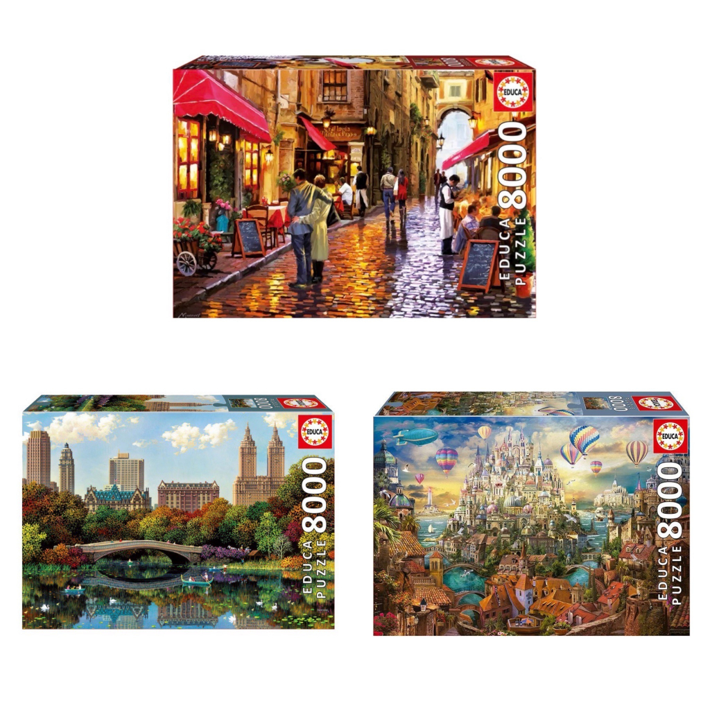 [สินค้าพรีออเดอร์] Educa jigsaw puzzle จิ๊กซอว์นำเข้า 8000 ชิ้น ...
