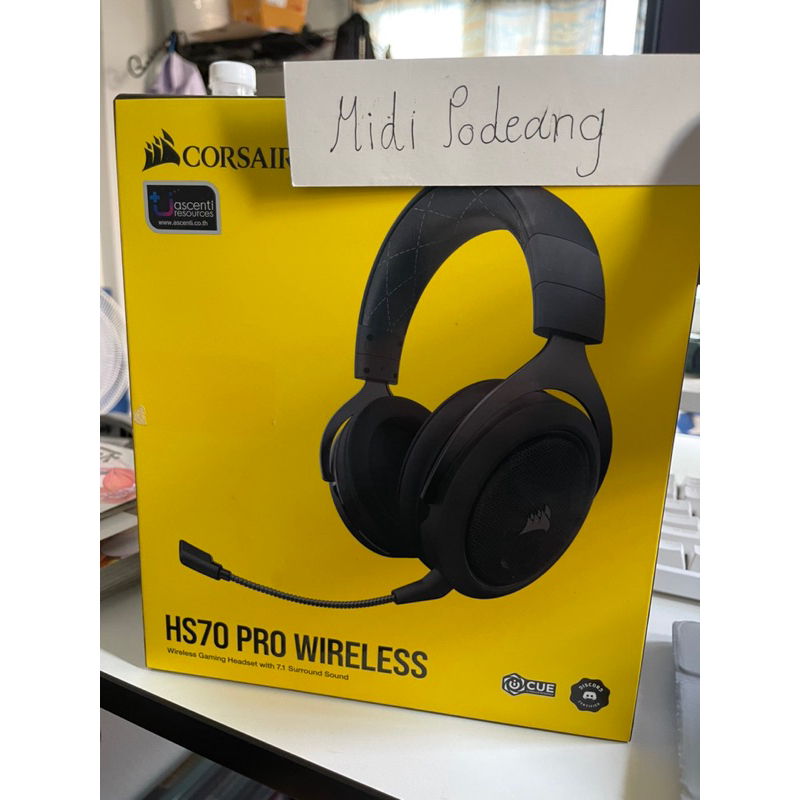 corsair hs70 pro wireless ประกันหมด 9/2023 | Shopee Thailand