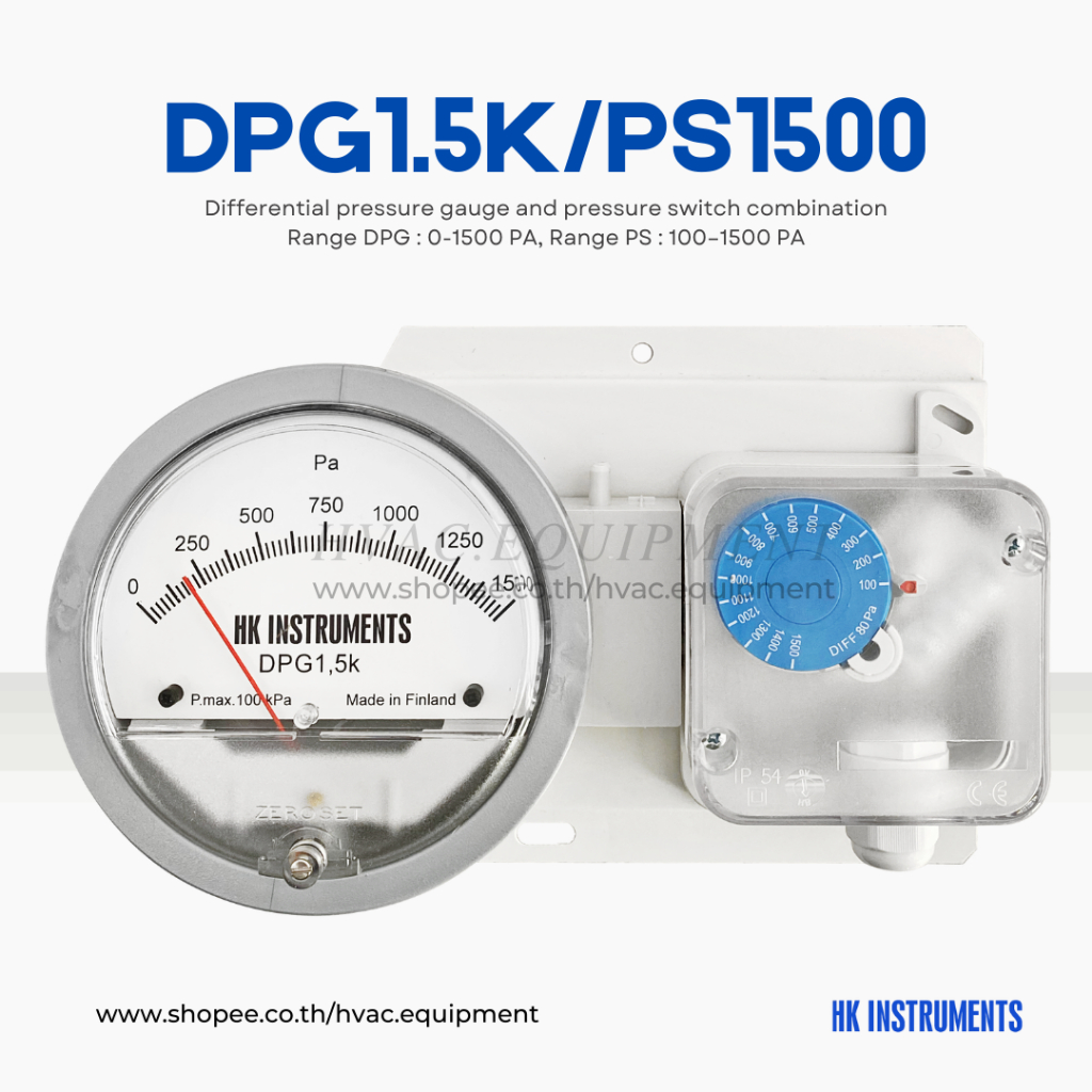 FILTER ALERTS รุ่น DPG/PS Differential pressure gauge and pressure ...