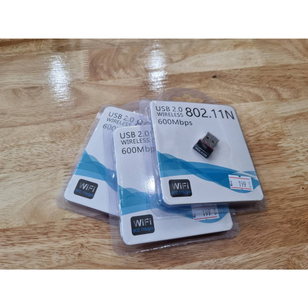 (ของใหม่) ตัวรองรับสัญญาณไวไฟ สำหรับ โน๊ตบุค คอมพิวเตอร์ USB Wireless 2 ...