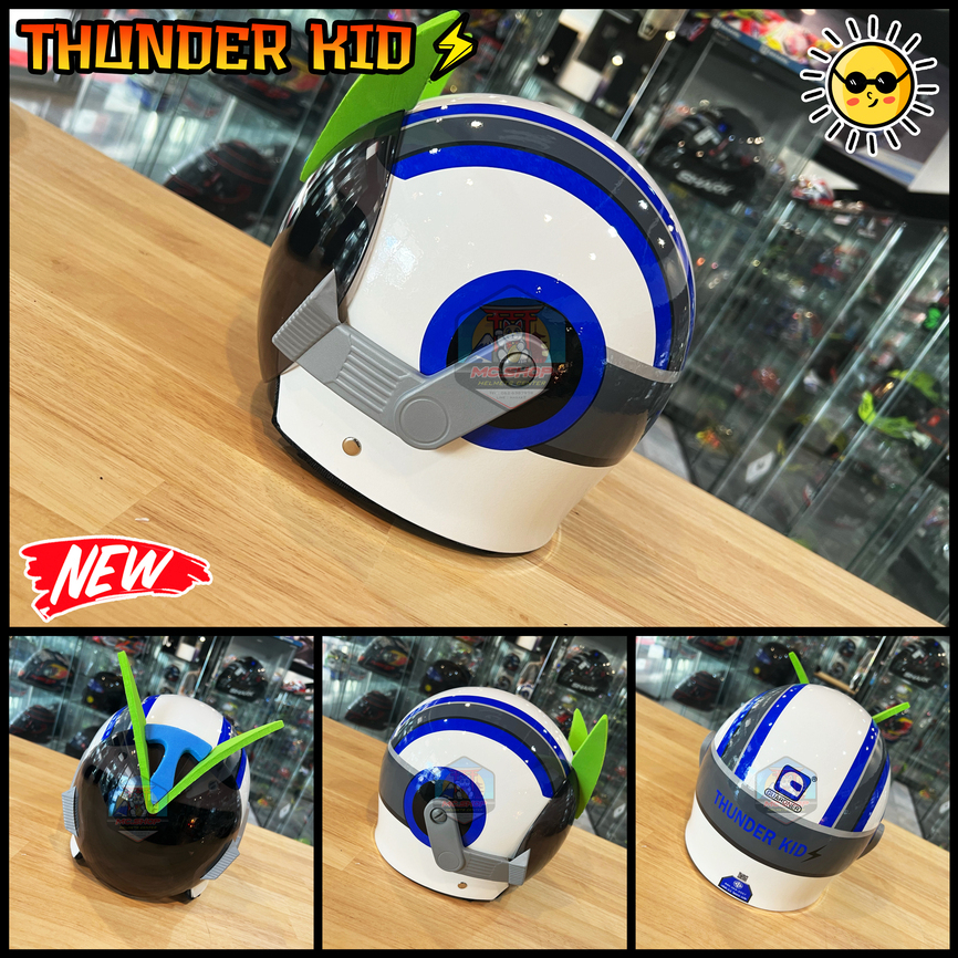 หมวกกันน็อคเด็ก Guardner Thunder Kid HERO มดเอ็กซ์ ลายใหม่ 2023 สีชมพู ...