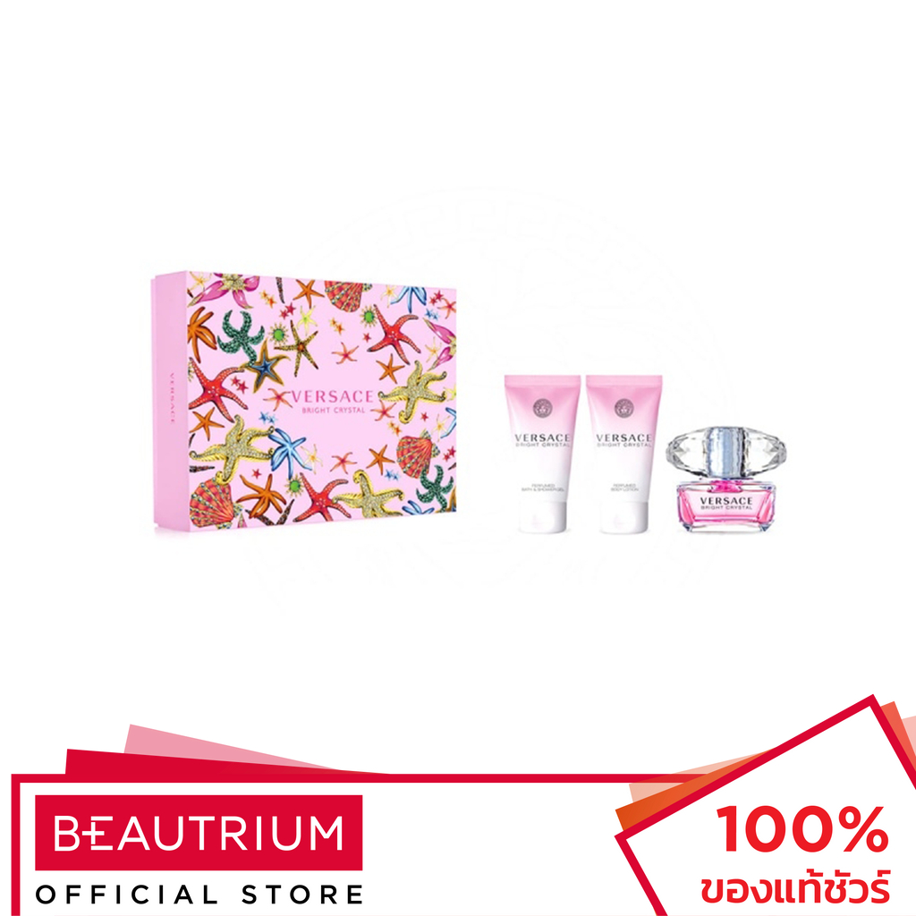 VERSACE Bright Crystal SPR23 EDT + Shower Gel + Body Lotion น้ำหอม 50ml ...