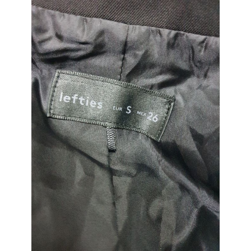 Lefties : Black Basic Blazer ( สูทสีดำ) | Shopee Thailand