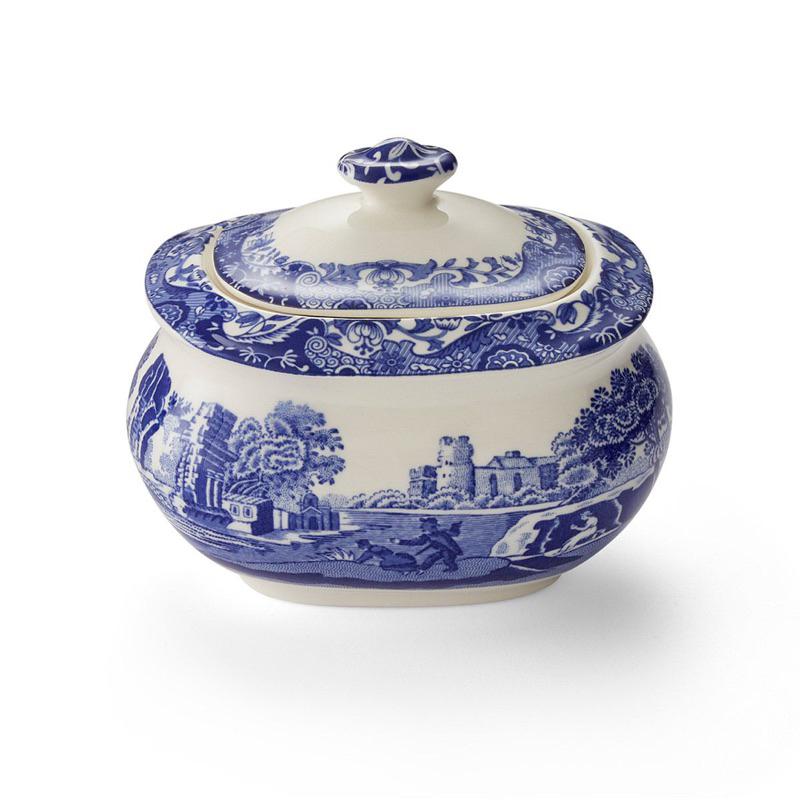 Spode Blue Italian Sugar Box | Shopee Thailand