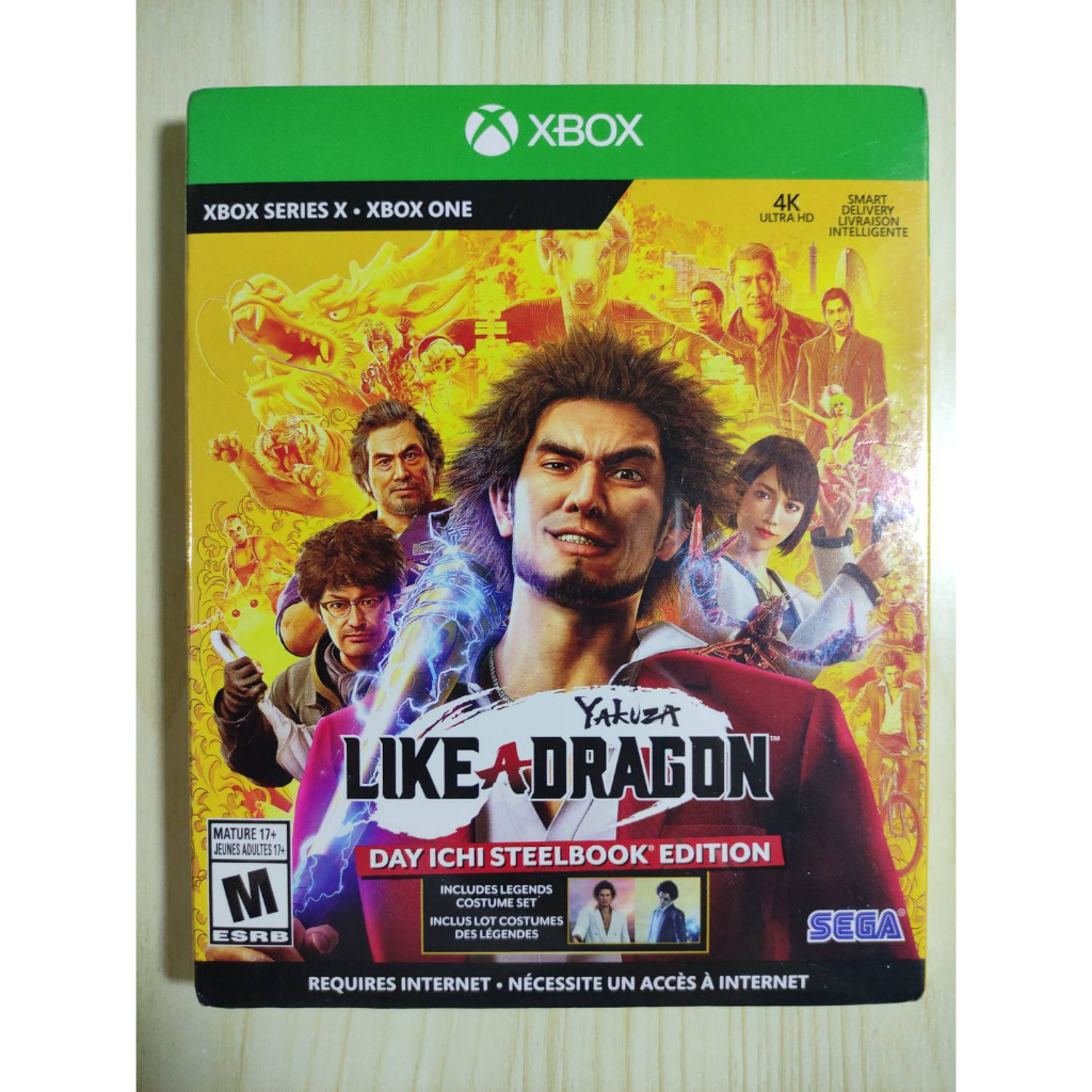 (มือ1) Xbox series X / Xbox one - Yakuza : Like a Dragon / Day Ichi Steelbook edition (us ...