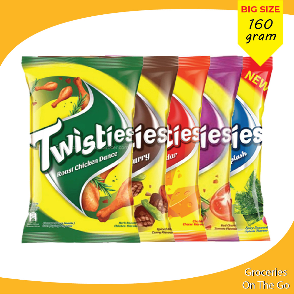 Twisties Flavoured Corn Snacks 140gram Big Size | Shopee Thailand