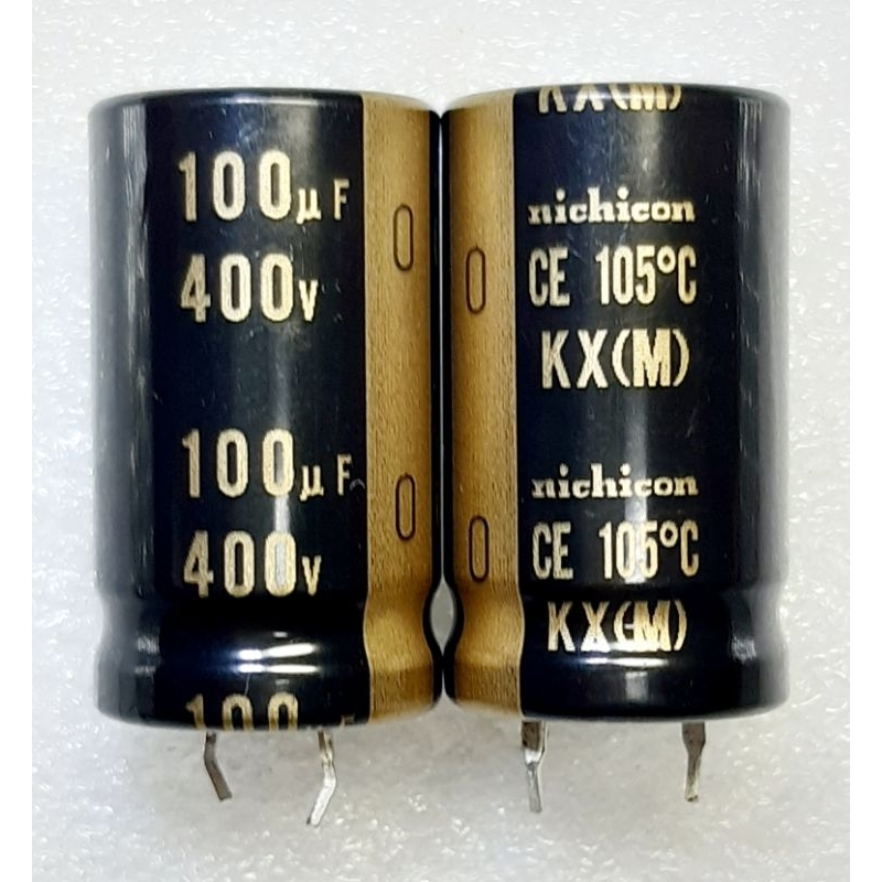 Nichicon KX 100uf 400v (ราคา1ตัว) For Audio Capacitor ตัวเก็บประจุ ...