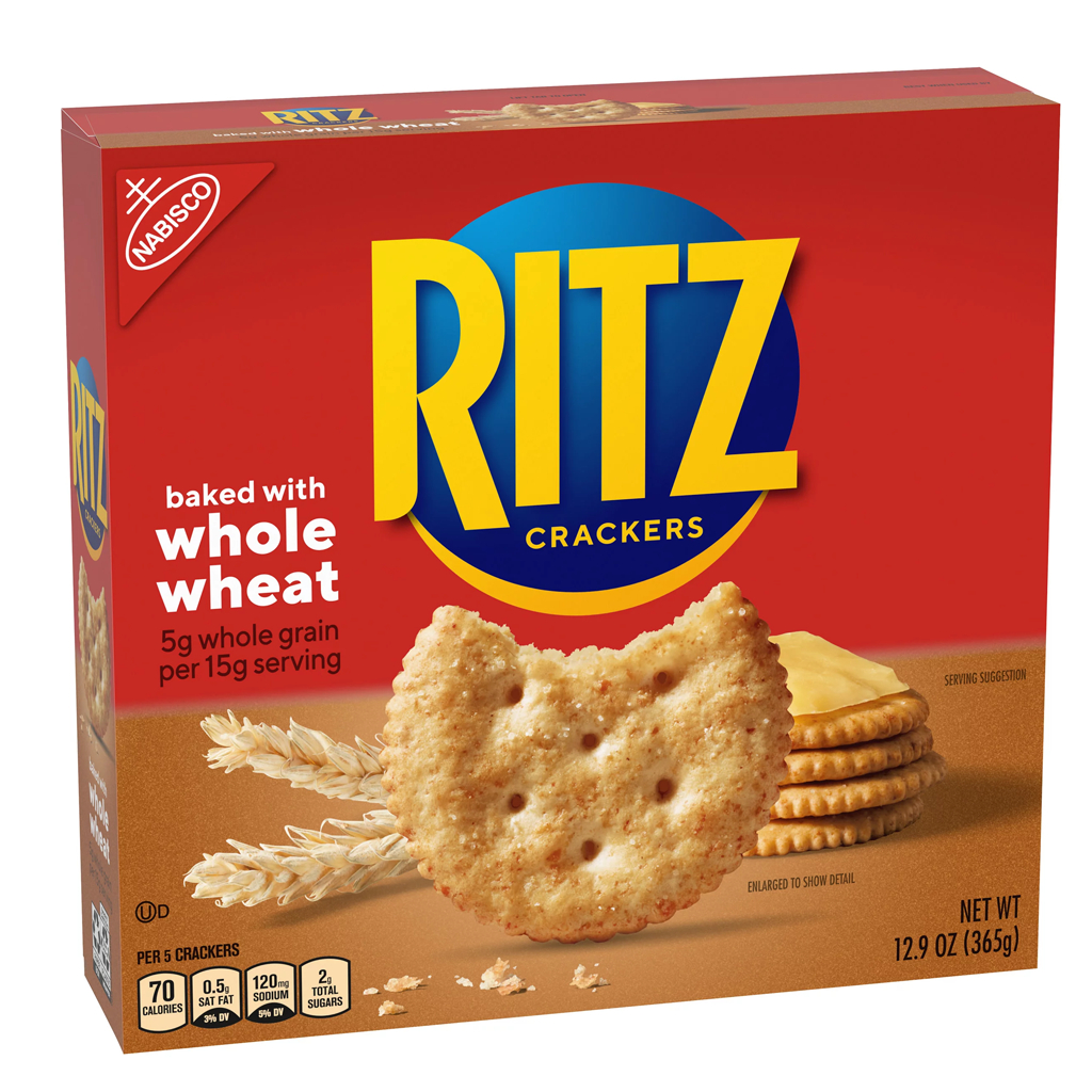 Ritz Whole Wheat Cracker Ritz Cracker 366gm ริทซ์แครกเกอร์ข้าวสาลี ขนม ...