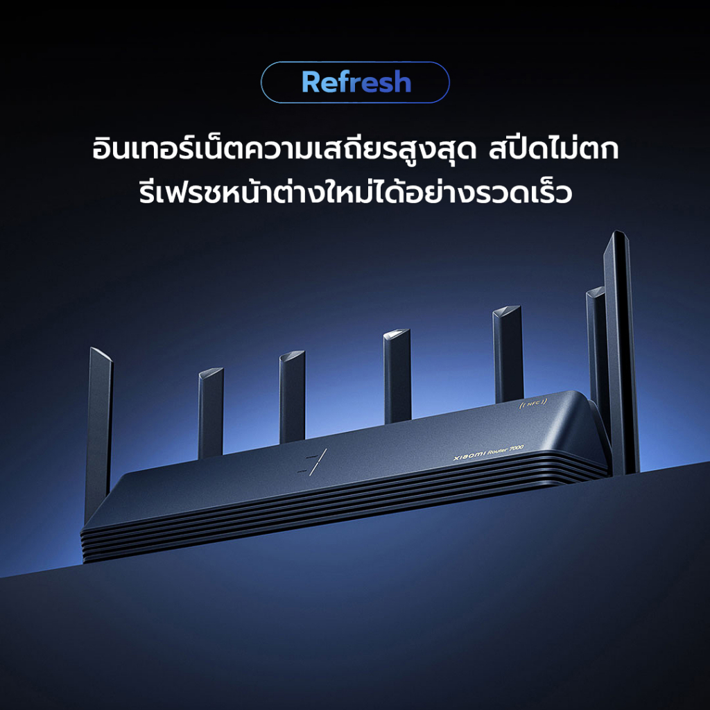 Xiaomi Router BE7000 Tri-band 2.4/5.2/5.8GHz WiFi 7 - เราเตอร์ไวไฟ ...