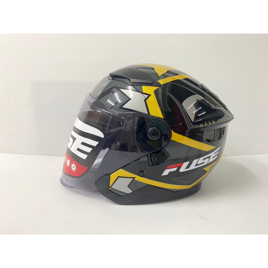 หมวกกันน็อคครึ่งใบ ยี่ห้อ FUSE รุ่น DX-PRO ไซส์ L (มีหลายสี) | Shopee ...