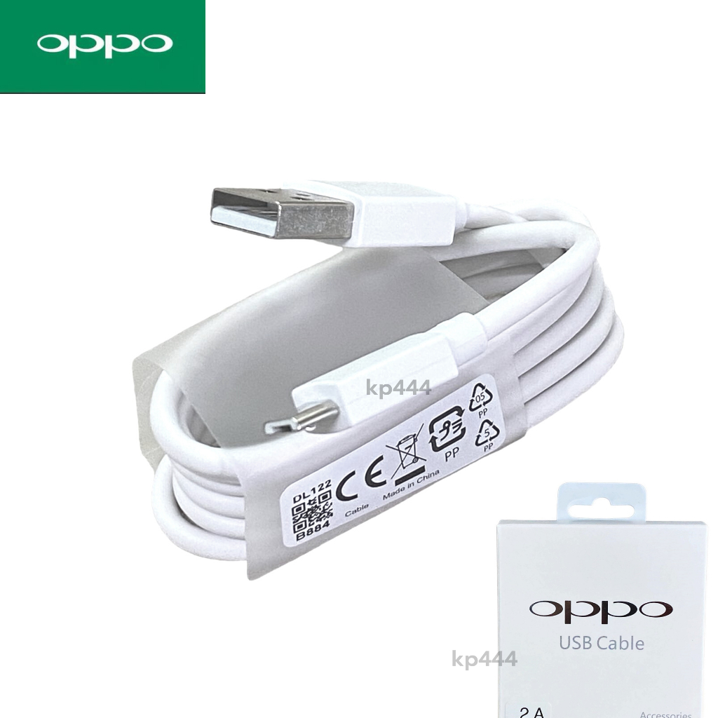 สายชาร์จแท้ OPPO USB MICRO รองรับหลายรุ่น เช่น F7/A3S /A37/A5S/F1/A7 ...