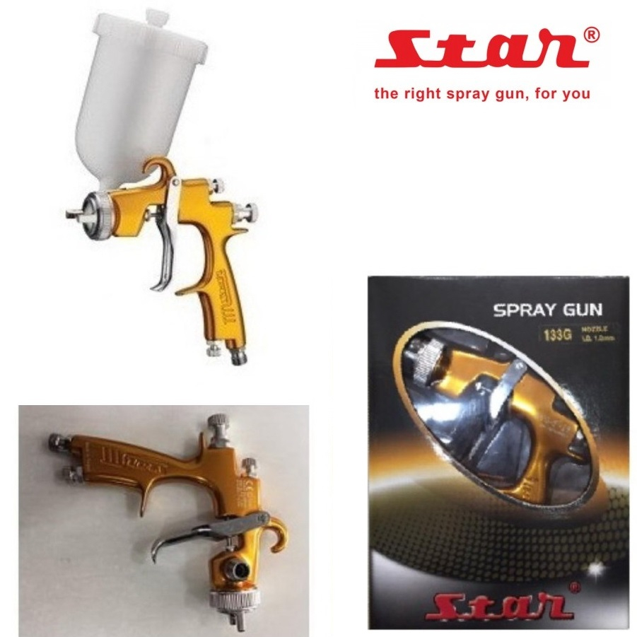 ปืน/กาพ่นสีแบบถ้วยข้าง Star SMV1000F-132G V3 PRO 1000 Side Mount Gravity Spray Gun 1.3MM, 1.2MM ...