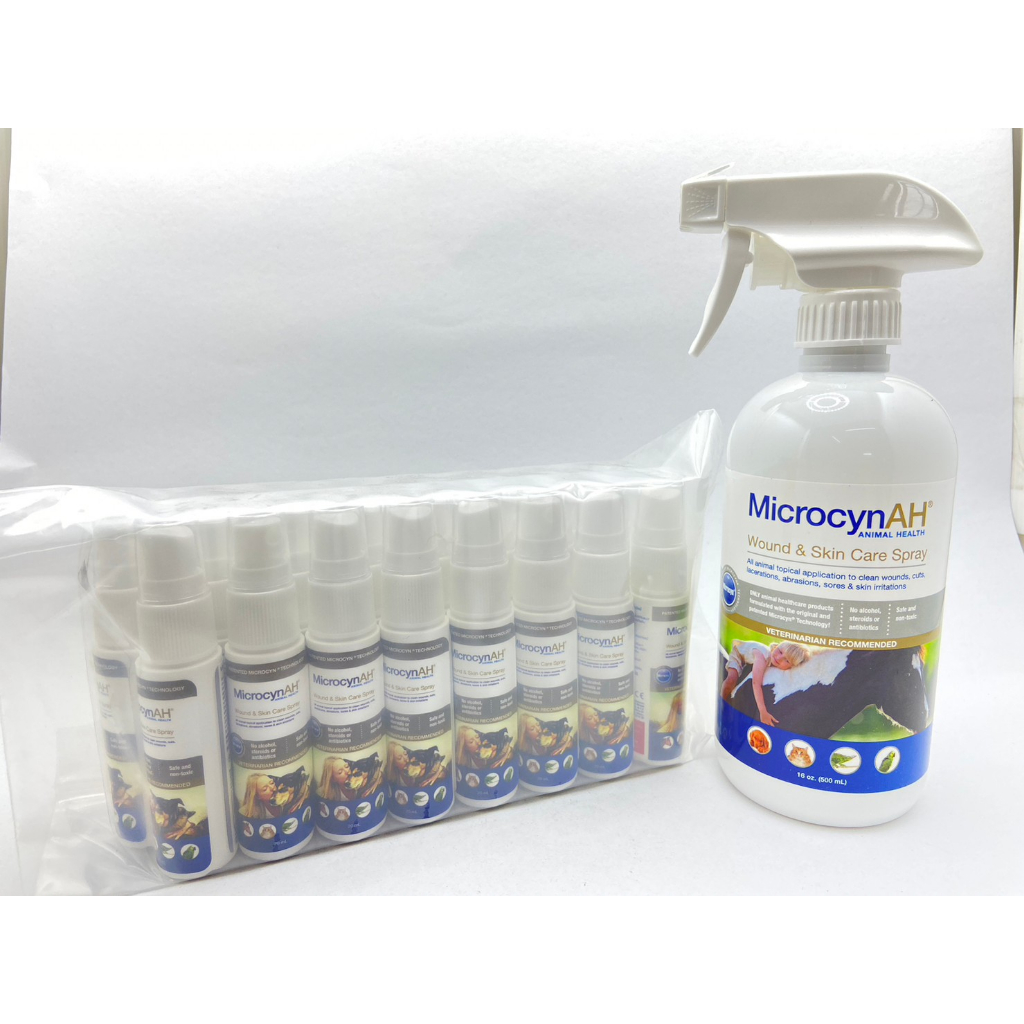 ส่งฟรีMicrocynAH Skin care spray 500ml สเปรย์ฆ่าเชื้อ สเปรย์พ่นแผล ...