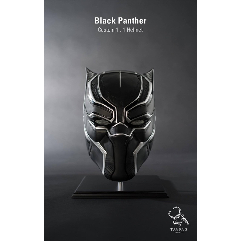Taurus Studio - Custom 1:1 Scale Black Panther Helmet | Shopee Thailand