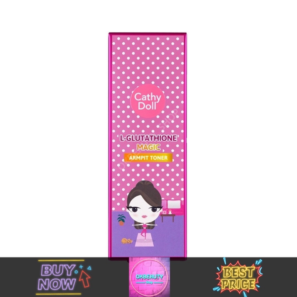 Cathy Doll L-Glutathione Magic Armpit Toner เคที่ดอลล์ อาร์มพิท โทนเนอร ...