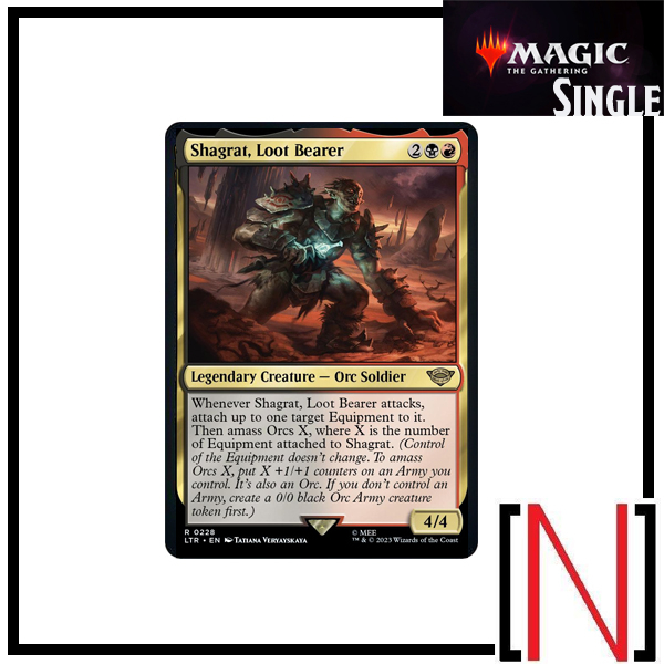 [MTG][Single][LTR] Shagrat, Loot Bearer ระดับ Rare [ภาษาอังกฤษ ...