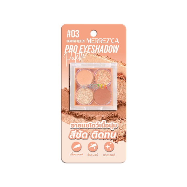 Merrezca Pro Eyeshadow Palette เมอร์เรซก้า โปร อายแชโดว์ พาเลท มีทั้ง ...
