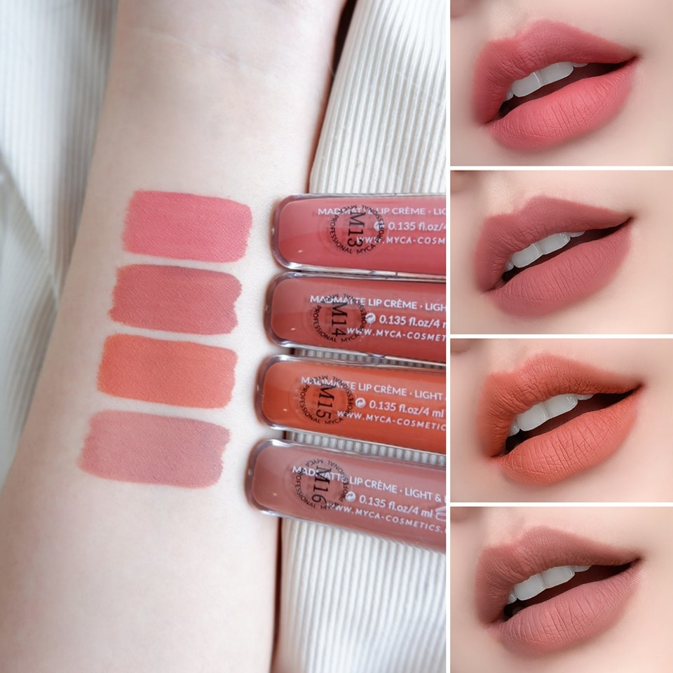 M13 M14 M15 M16 myca แมดแมทท์ เนื้อเนียน เกลี่ยง่าย ไม่ติดแมสก์ ขนาด 4ml | Shopee Thailand