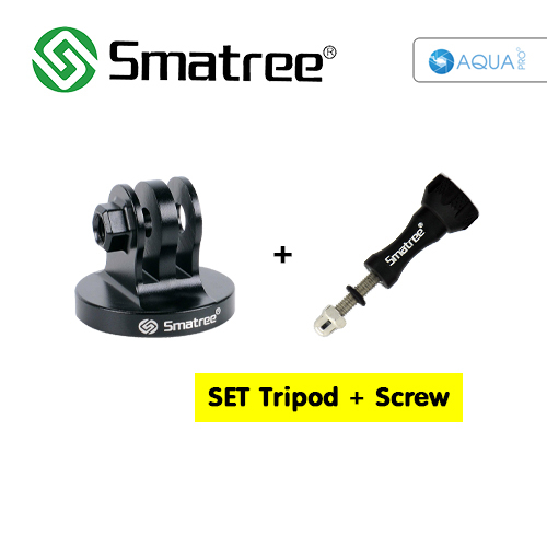 Smatree Aluminum Tripod Mount + Long Screw Alumunium for GoPro / DJI ...
