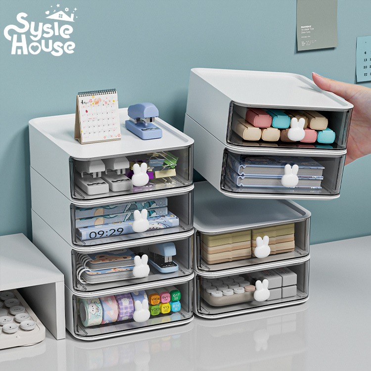 Sysie House กล่องลิ้นชักอเนกประสงค์ ใส่เครื่องเขียน กล่องลิ้นชักเก็บของ ...
