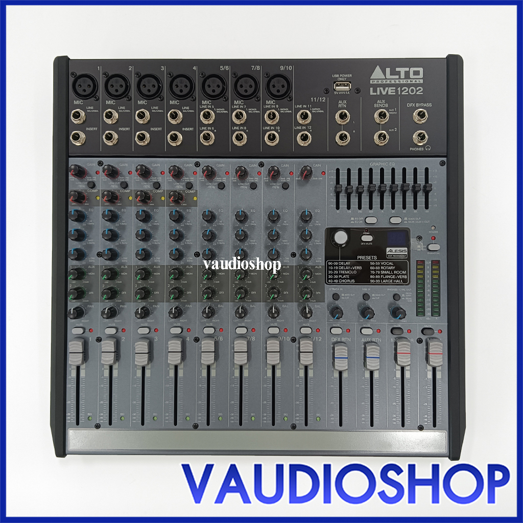 MIXER ALTO LIVE1202 มิกเซอร์อัลโต้ จำนวน 1 เครื่อง ALTO LIVE-1202 ...