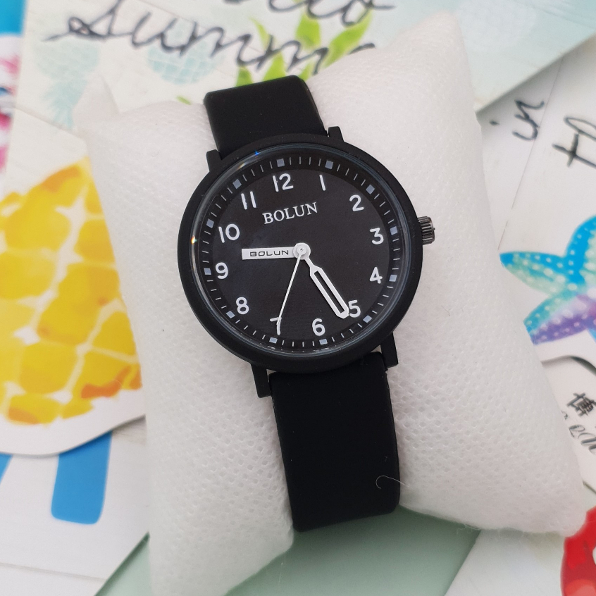 นาฬิกาข้อมือ นาฬิกาแฟชั่น Bolun ( โบลัน ) แบรนด์แท้ สายยาง หลากสี รุ่น ...