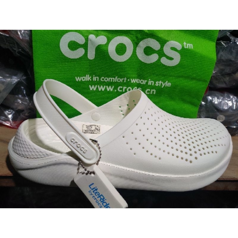 Crocs Lite Ride Clog รองเท้าแตะ แบบลำลอง มาใหม่สุดฮิต ใส่ได้ทุกเพศ มี ...