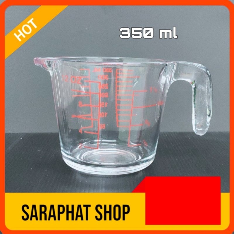 ถ้วยตวงแก้วมีสเกล 350 - 500 ml. | Shopee Thailand