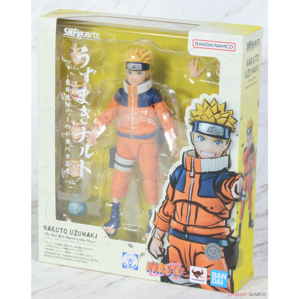 BANDAI NARUTO : S.H.Figuarts NARUTO UZUMAKI นินจานารุโต๊ะ สินค้าใหม่ มือ 1 จาก BANDAI ล๊อต HK ...