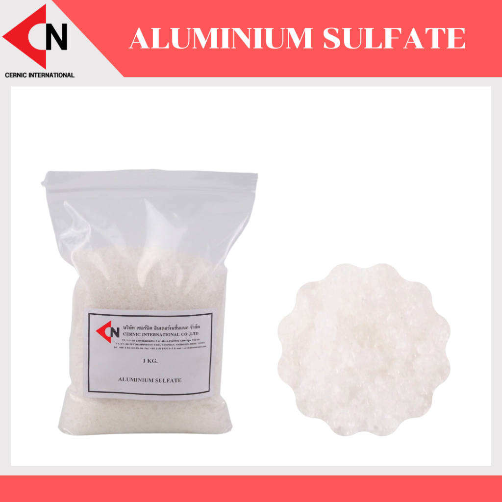 Aluminium sulfate Al2(SO4)3 ผงอะลูมิเนียมซัลเฟต บรรจุ 1 กิโลกรัม ...