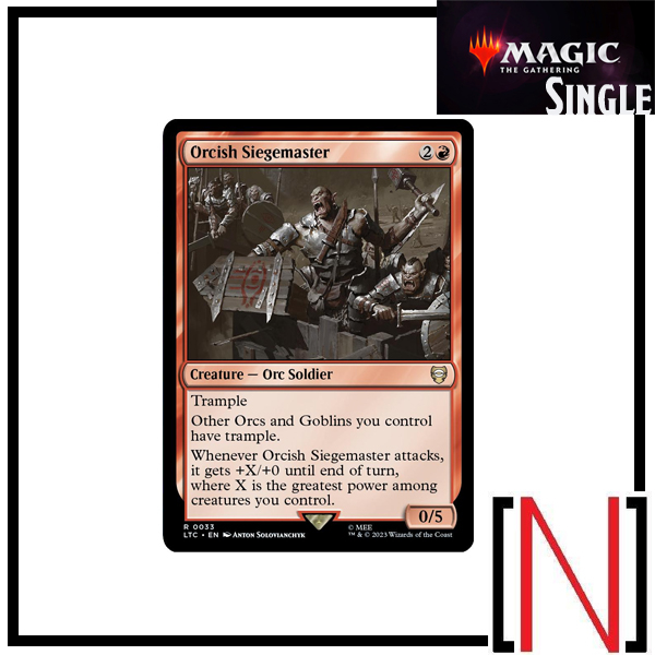 [MTG][Single][LTC] Orcish Siegemaster ระดับ Rare [ภาษาอังกฤษ] | Shopee ...
