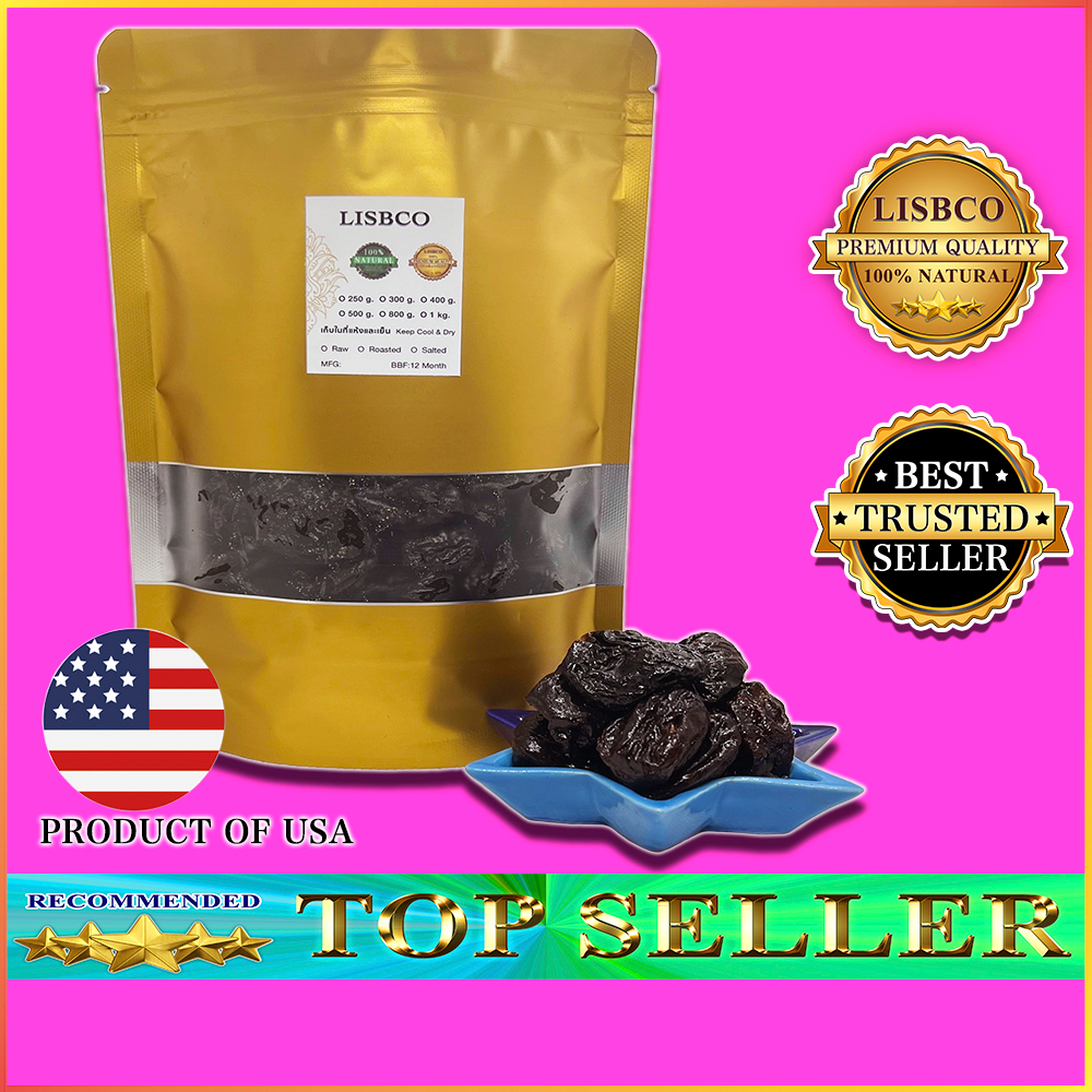 ลูกพรุนอบแห้ง ไร้เมล็ด 1กก. Plum Dried Prunes 1kg Seedless Grade AA+ ...