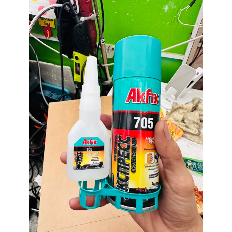 Akfix 705 เจ้าเดียวที่ขายในไทย สต๊อกในไทยSuper Glue Accelerator Fast ...