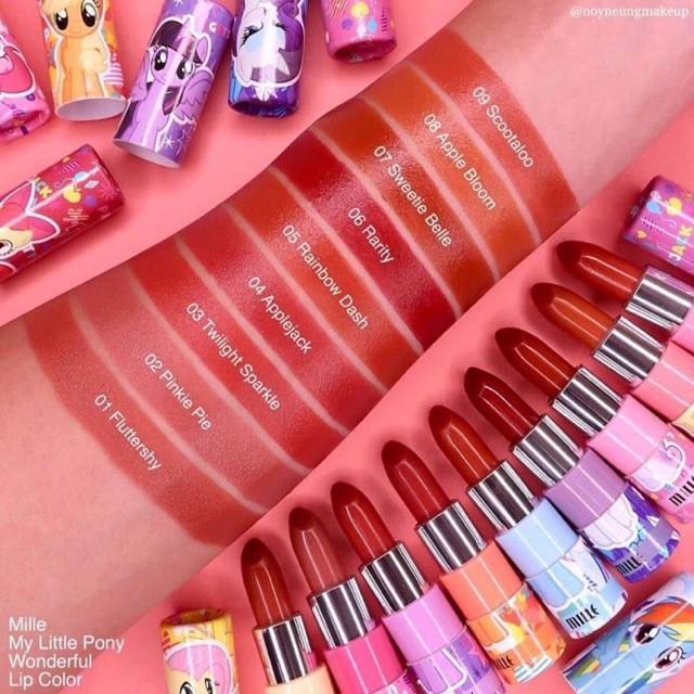 Mille My Little Pony Wonderful Lip Color ลิปมิลเล่รุ่นลิมิเต็ด(สินค้ามี ...