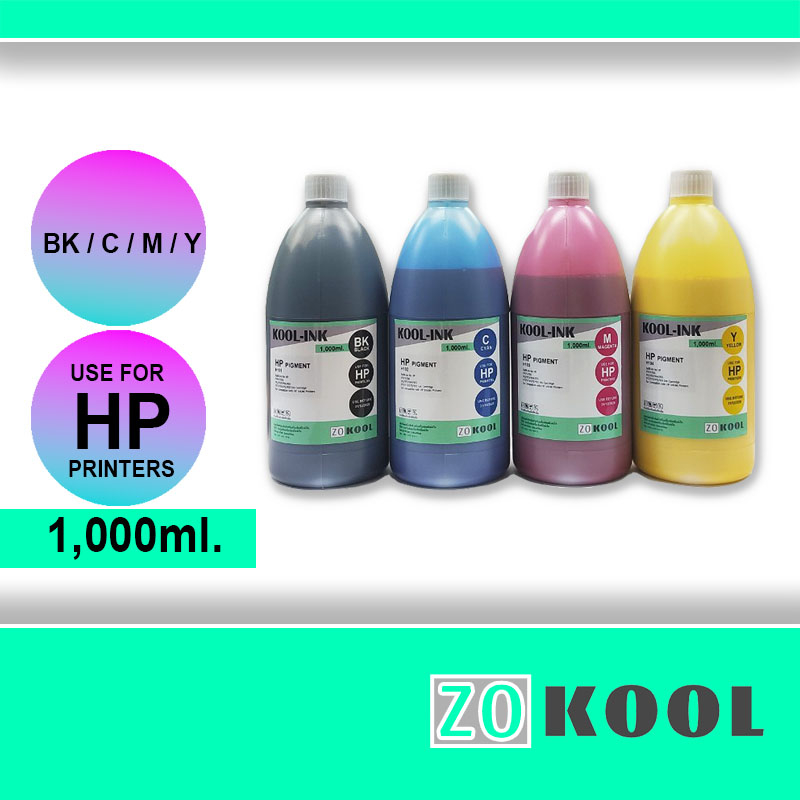 ZO KOOL / KOOL-INK หมึกเติม H101/102/103/104 Printer กันน้ำ Pigment สำร ...