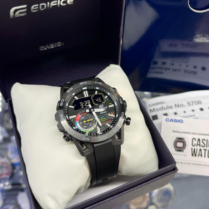 [Bluetooth®]🎁CASIO EDIFICE ECB-40MP-1A ของแท้ 100% พร้อมส่ง ประกัน 1 ปี | Shopee Thailand
