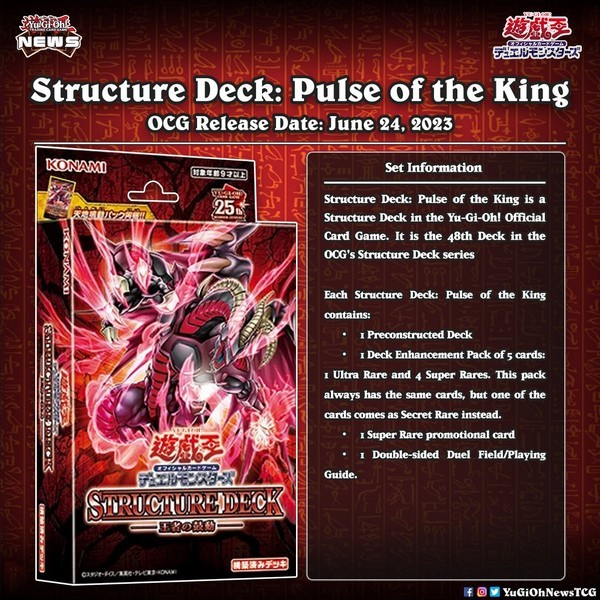Konami Yu-Gi-Oh! Structure Deck - Pulse of The King 4988602176216 (การ์ดยูกิ) | Shopee Thailand