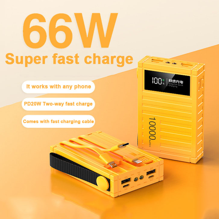 20000mah Container Power Bank Auxiliary Battery Big Capacity 66W Fast ...