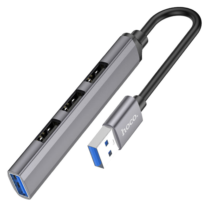 hoco HB26 USBHUB USB-C และ USB เป็น 4USB HUB ใช้ได้ทั้ง คอม และ มือถือ ...