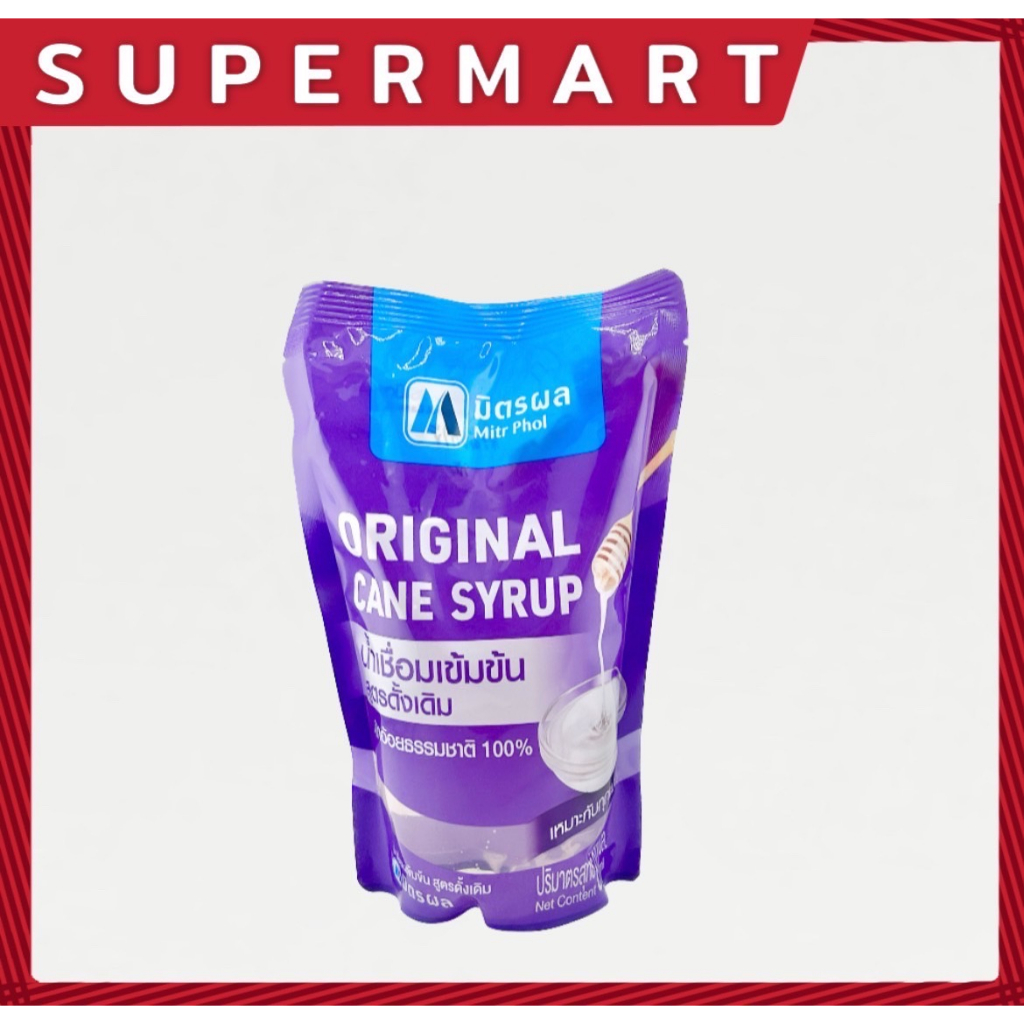 Mitr Phol Original Cane Syrup 800 ml. มิตรผล น้ำเชื่อมเข้นข้น สูตร ดั้งเดิม 800 มล. #1108296 ...