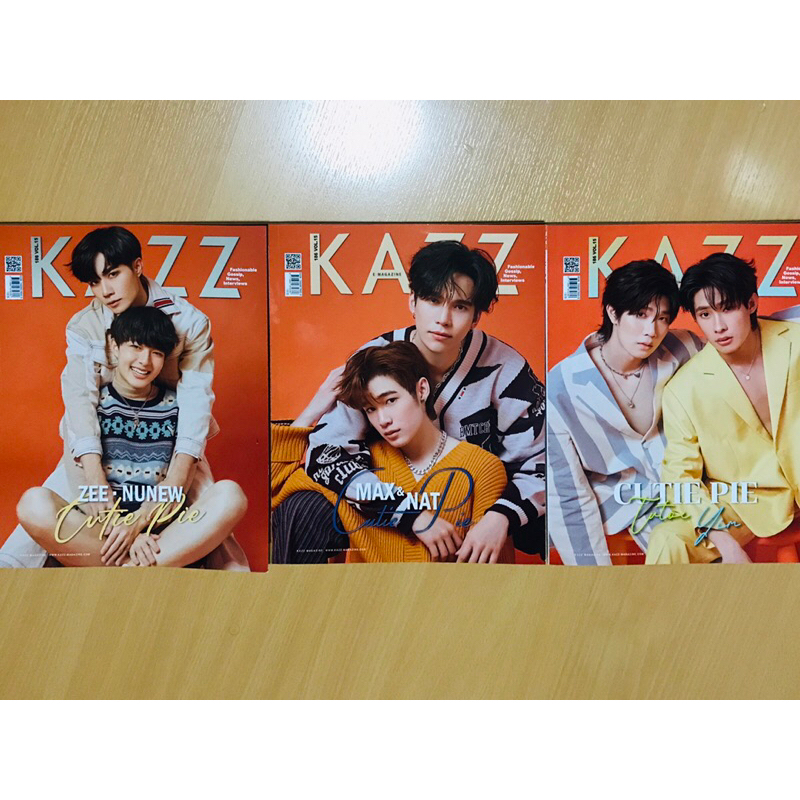 นิตยสาร KAZZ ของ ZeeNuNew / MaxNut / TutorYim | Shopee Thailand