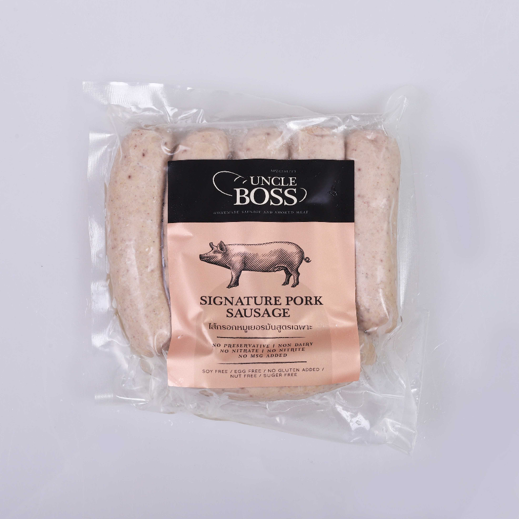 Uncle Boss_Signature Pork Sausage (Keto) | Shopee Thailand