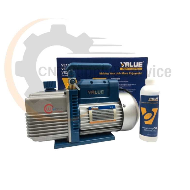แวคคั่มปั๊ม ยี่ห้อ VALUE รุ่น VE245N 128 ลิตร 2 ชั้น แวคคั่ม (ปั๊มสูญญาญากาศแอร์) แว็คคั่ม เตรื่ ...