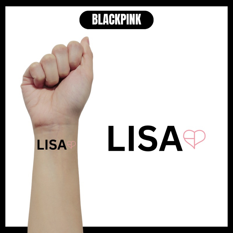 Blackpink tattoos (แทททูแบล็คพิ้ง) | Shopee Thailand