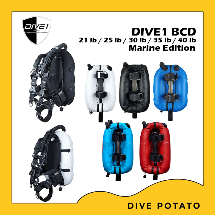 BCD Dive1 Scuba Travel Pro BCD Marine Edition | Shopee Thailand