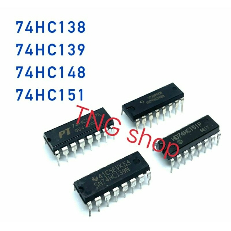 IC 74HC138 74HC139 74HC148 74HC151 ขาแหลมลงปริ้น สินค้าพร้อมส่ง | Shopee Thailand