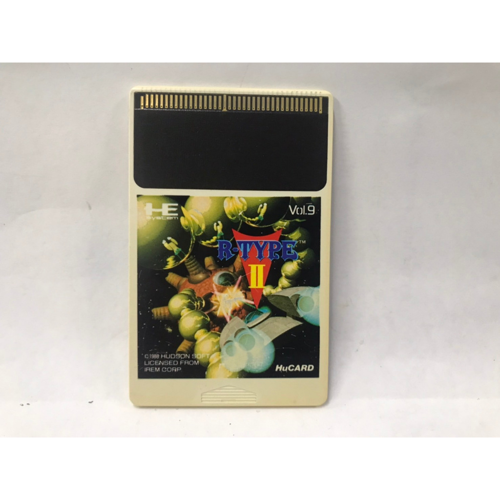 แผ่นเกมส์ HuCARD PC Engine R-TYPE II สินค้ามือสองนำเข้าจากญี่ปุ่น ...