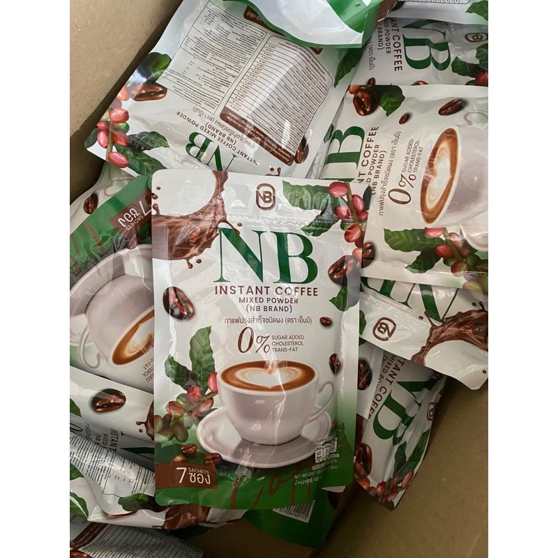 กาแฟเอ็นบี กาแฟครูเบียร์ NB Coffee 1 ห่อ มี 7 ซอง โฉมใหม่ | Shopee Thailand