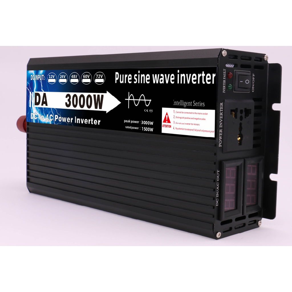 อินเวอร์เตอร์ DA inverter 3500w/3000w/1600w รุ่น12v/24v to 220v ตัวแปลง ...